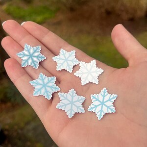 Mini Snowflake Stickers | Winter Planner Stickers | 6 PCS Christmas ...