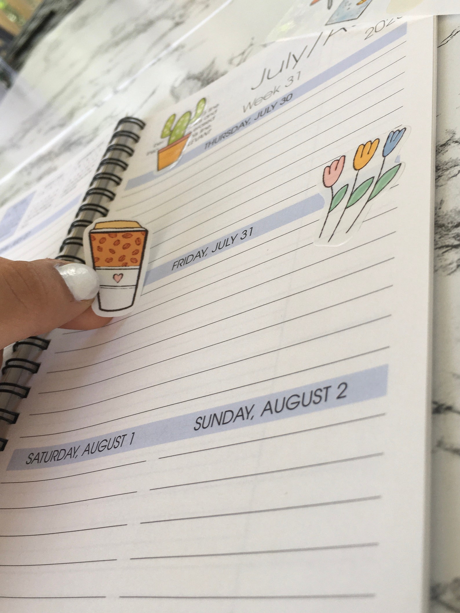 Cute Bullet Journal Sticker Sheet - Etsy