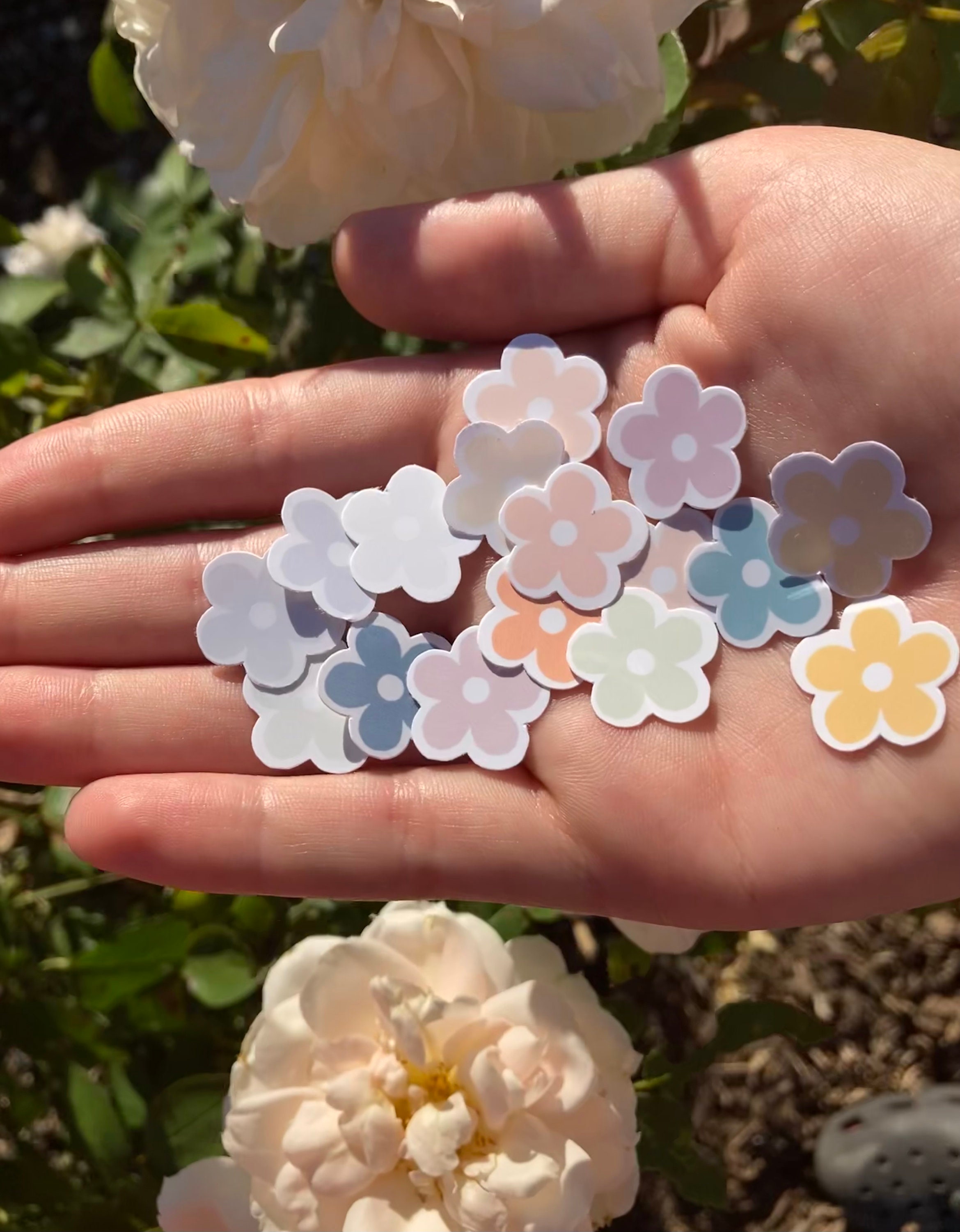 Mini Boho Flower Sticker Pack 16 PC Waterproof Laptop - Etsy