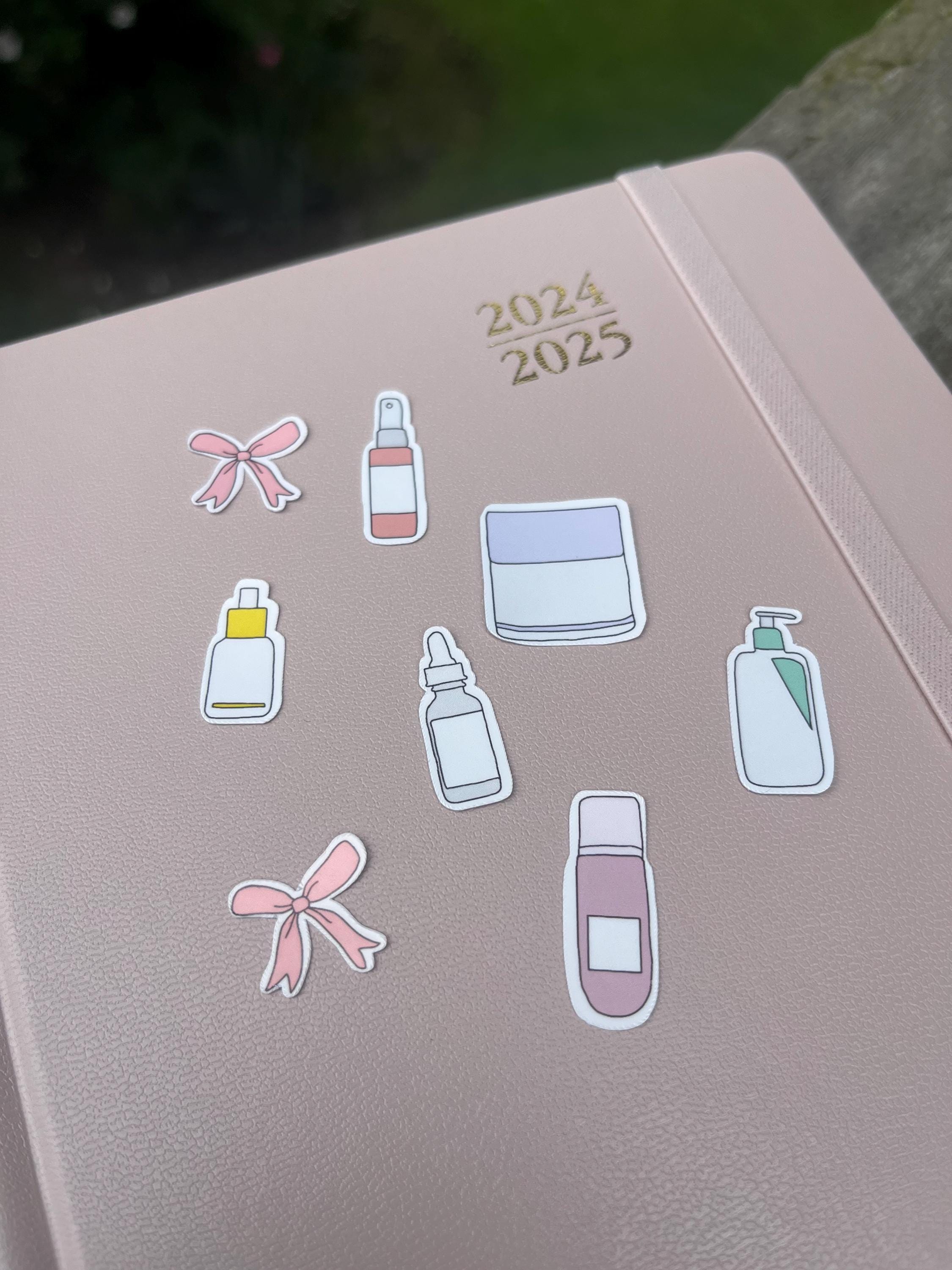 Mini Makeup and Skincare Stickers | 8 PCS | Cute Cosmetic Stickers for ...