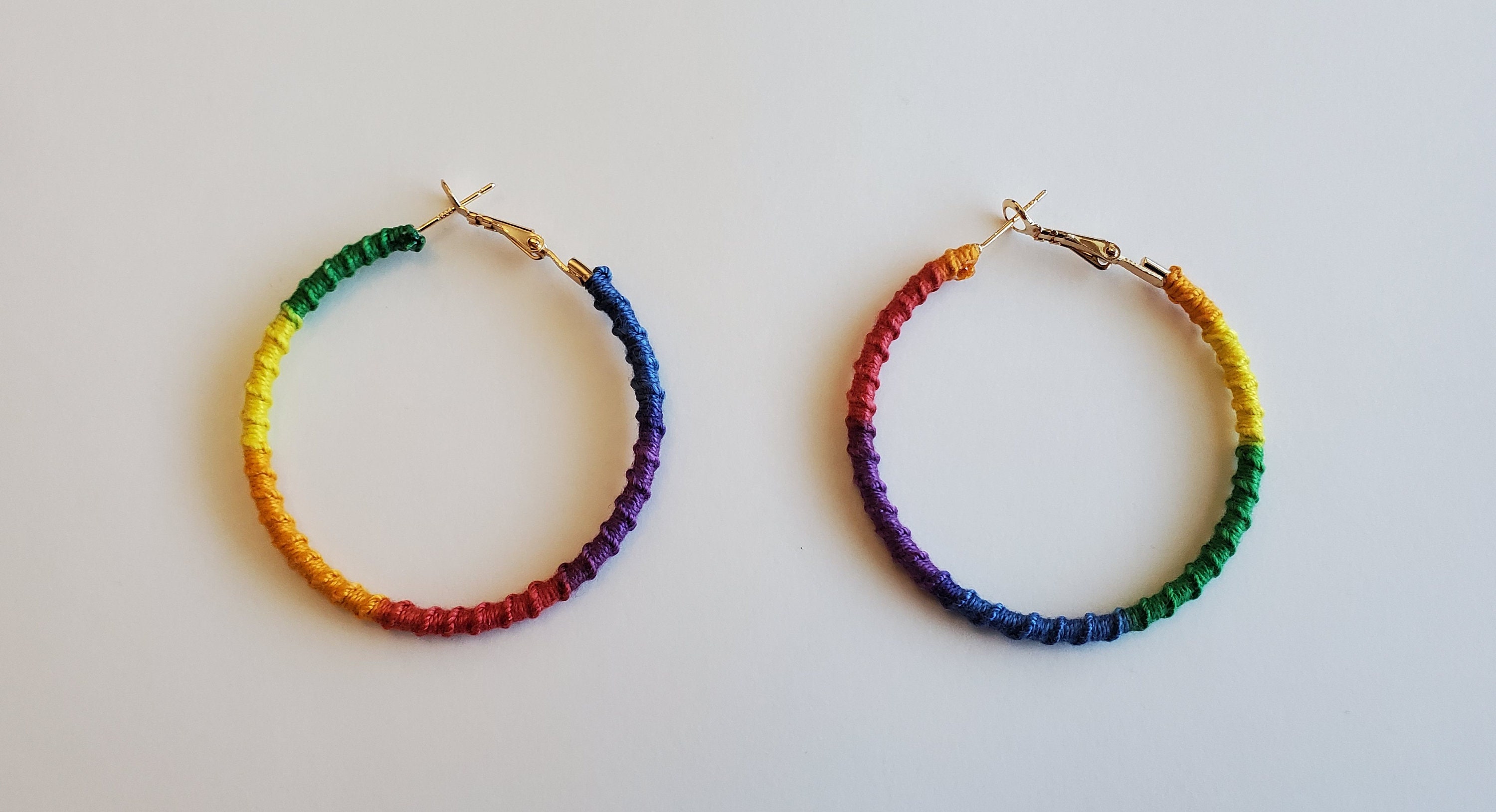 Friendship Earrings Rainbow - Etsy