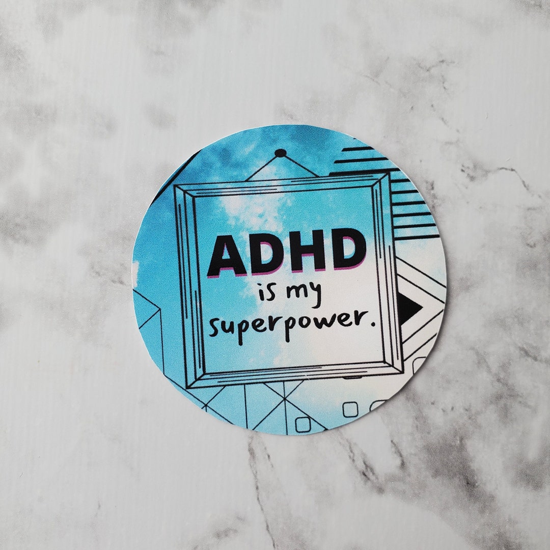 Adhd Sticker, Confident Quote, Empowerment Stickers Bujo Sticker, Adhd ...