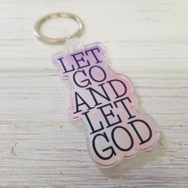 Let God Keychain - Etsy