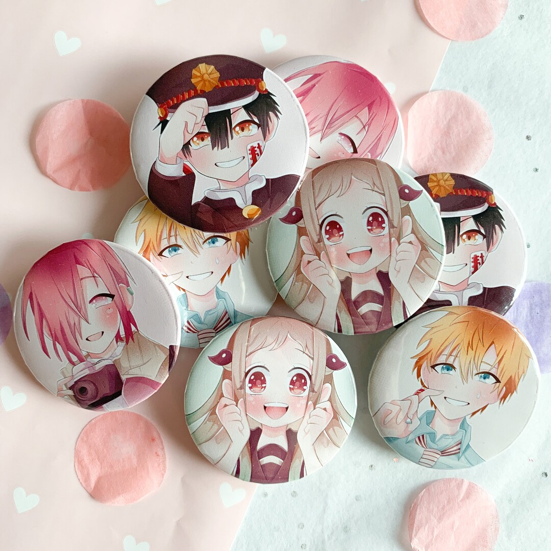 Toilet-bound Hanako-kun // Button Badge - Etsy