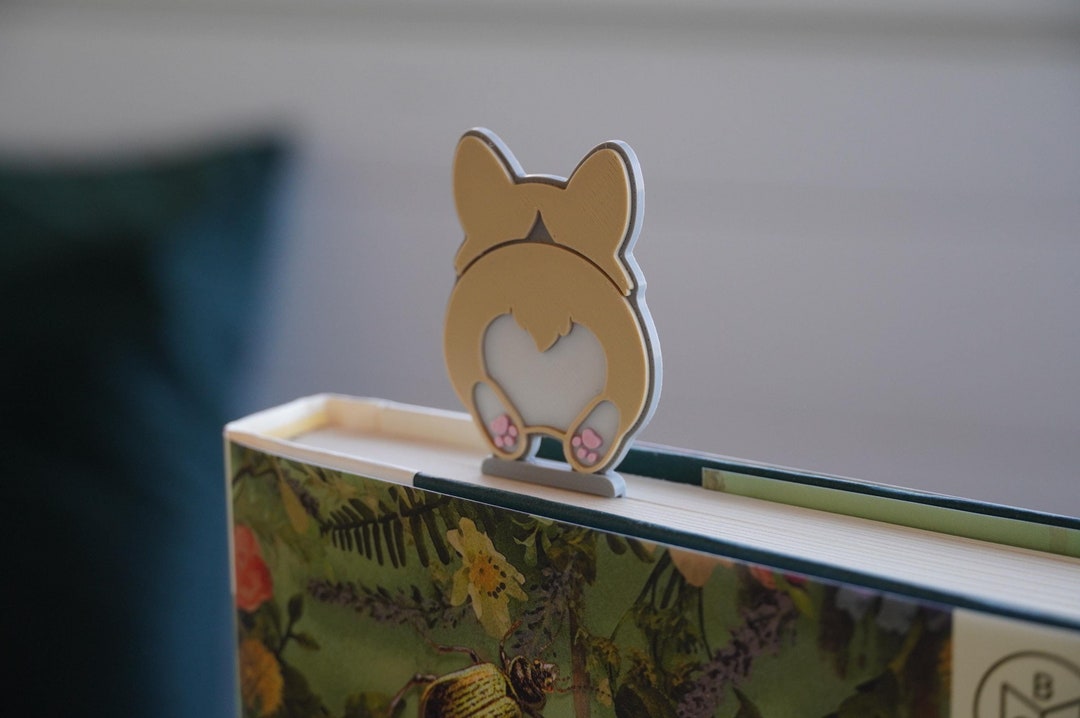 Corgi Bookmark Full Color - Etsy