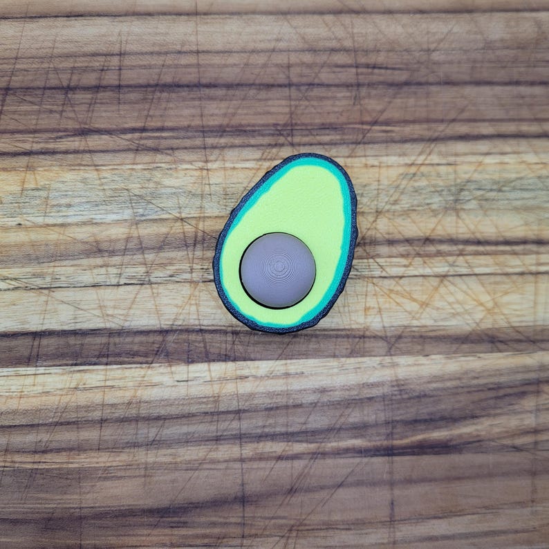 Avocado Fidget Clicker - Guac Your Stress Away With This 3d Printed ...