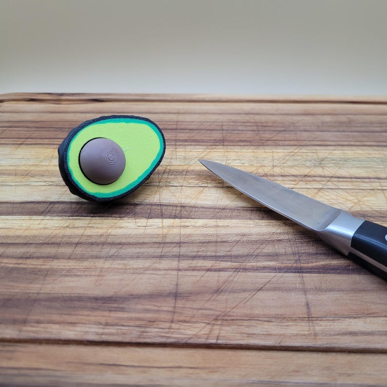 Avocado Fidget Clicker - Guac Your Stress Away With This 3d Printed ...