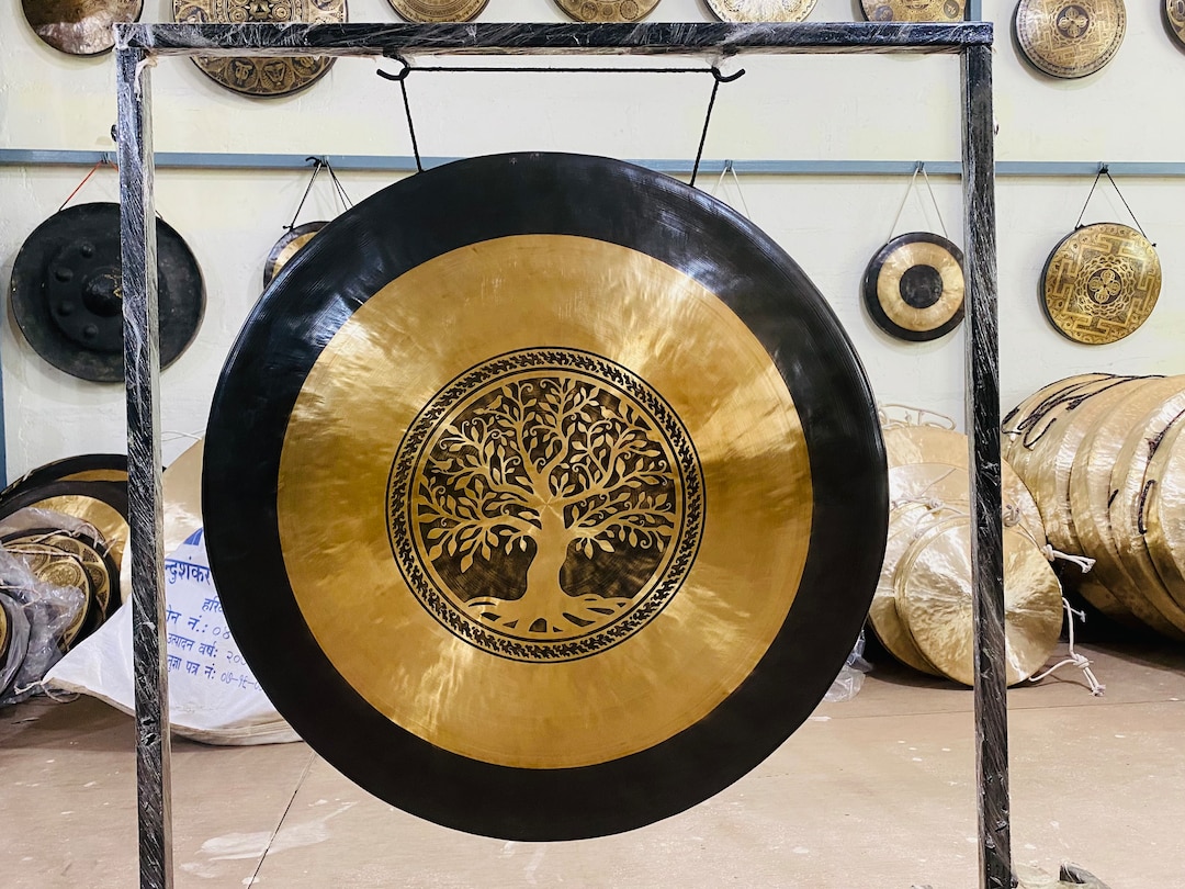 Extra Large Tree of Life Gong: Handmade Sound Healing Instrument - Etsy