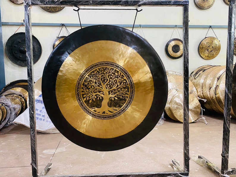 Extra Large Tree of Life Gong: Handmade Sound Healing Instrument - Etsy