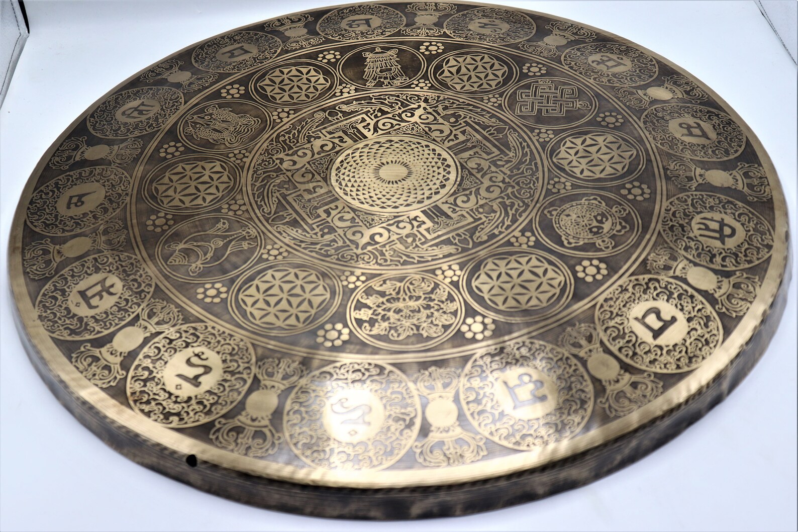23 Inches Diameter Gong-hand Made Gong From Nepal-mantra - Etsy