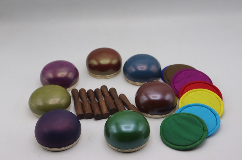 Set of 7 Color Singing Bowl-singing Bowl Set From Nepal Best - Etsy