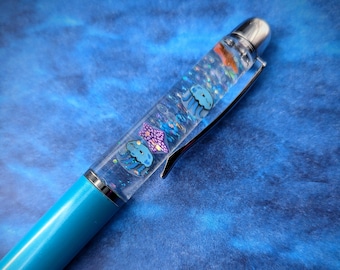 Jellyfish Float Pen, Floating Pen, Liquid Glitter Pen, Gift for Her ...