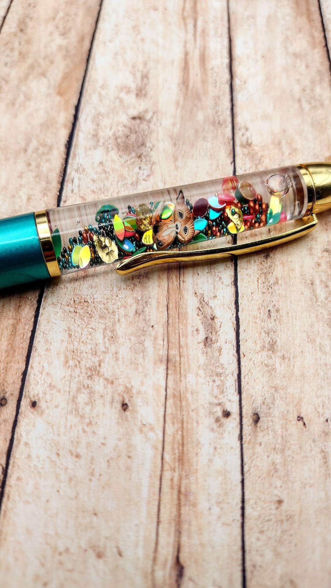 Little Fox Float Pen (stylus Topper) - Etsy