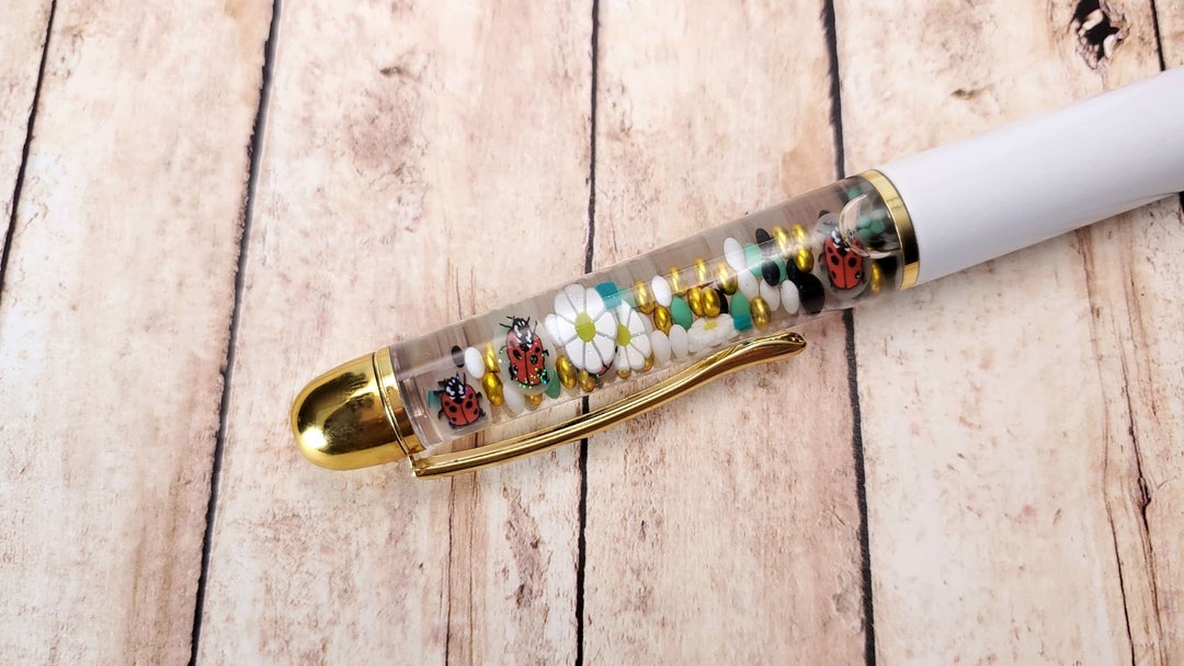Lady Bug Float Pen (art Series) - Etsy
