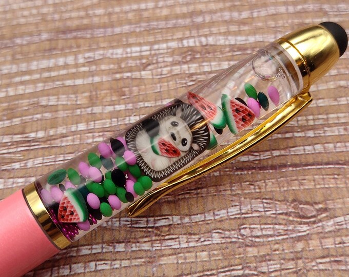 Watermelon Hedgehog Float Pens - Etsy