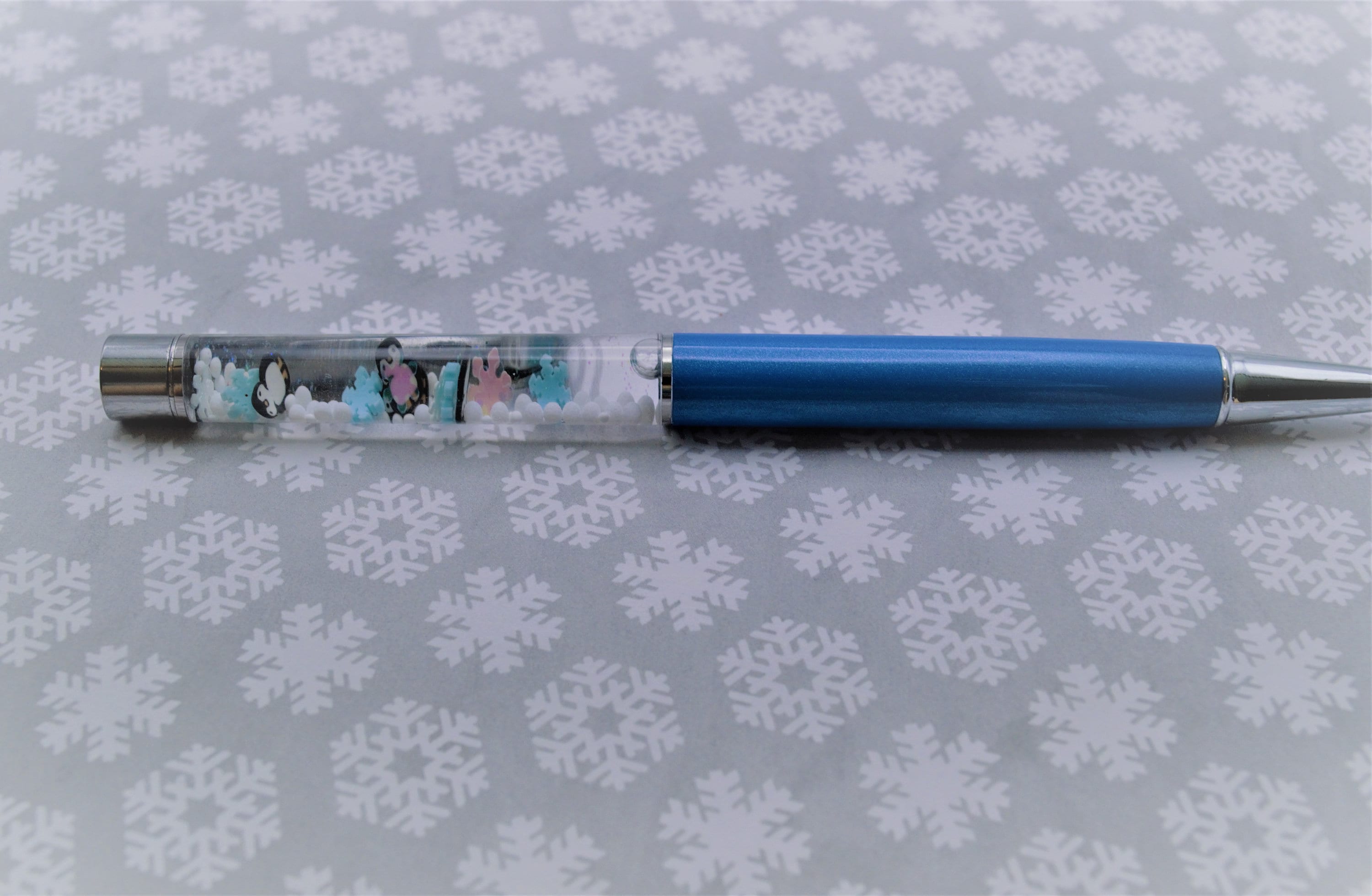 Penguins in Snow Float Pen - Etsy