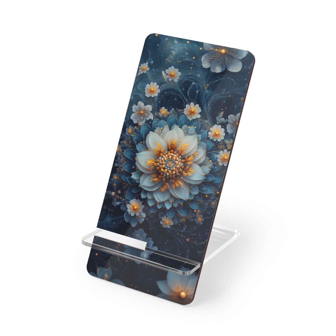 Floral Smartphone Stand, Elegant Phone Holder, Decorative Phone Display ...