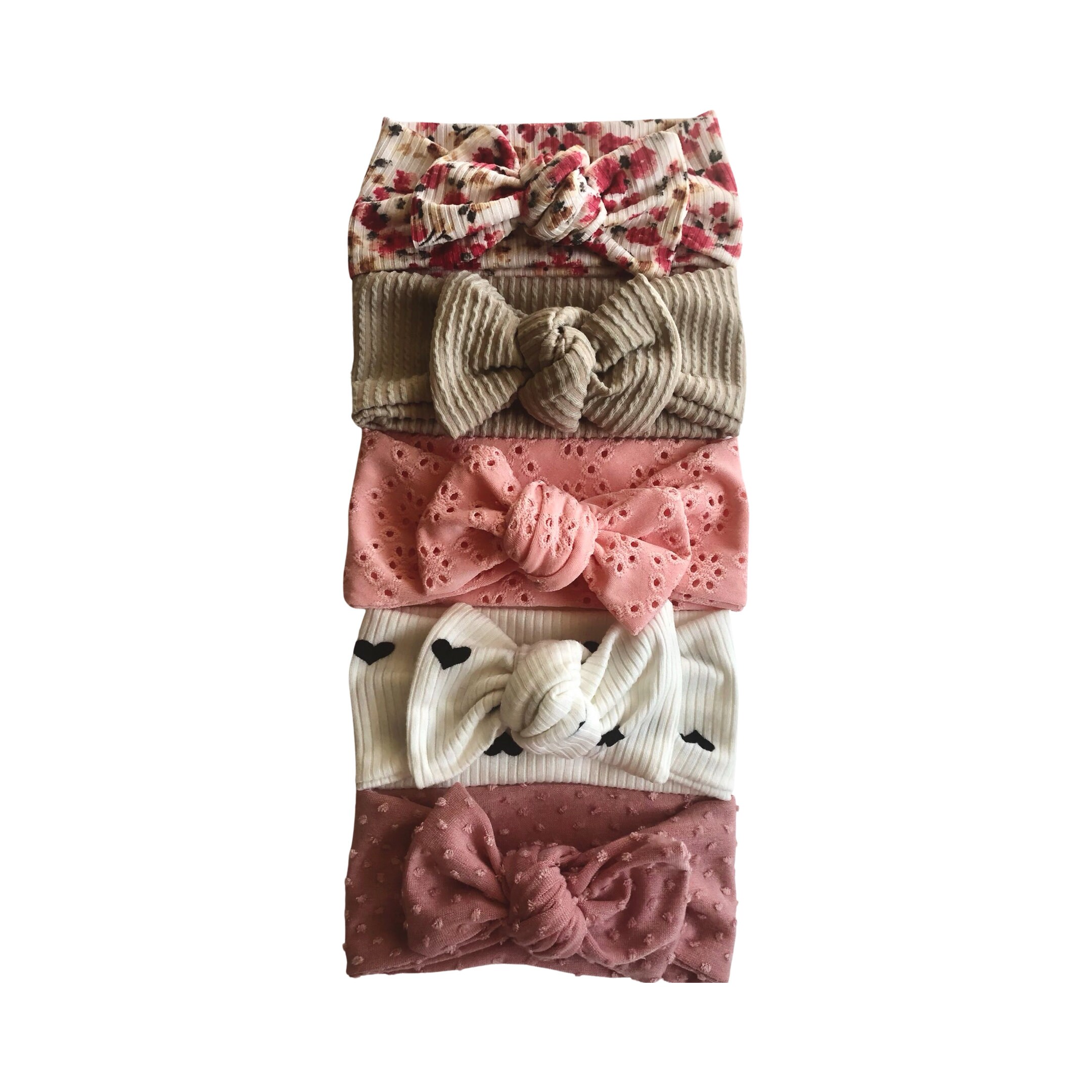 Baby Headband Pink Floral - Etsy