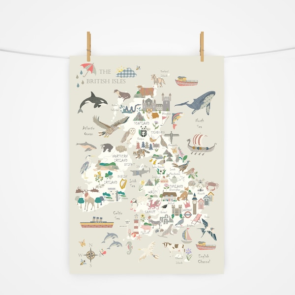 Uk Map Pink - Etsy UK