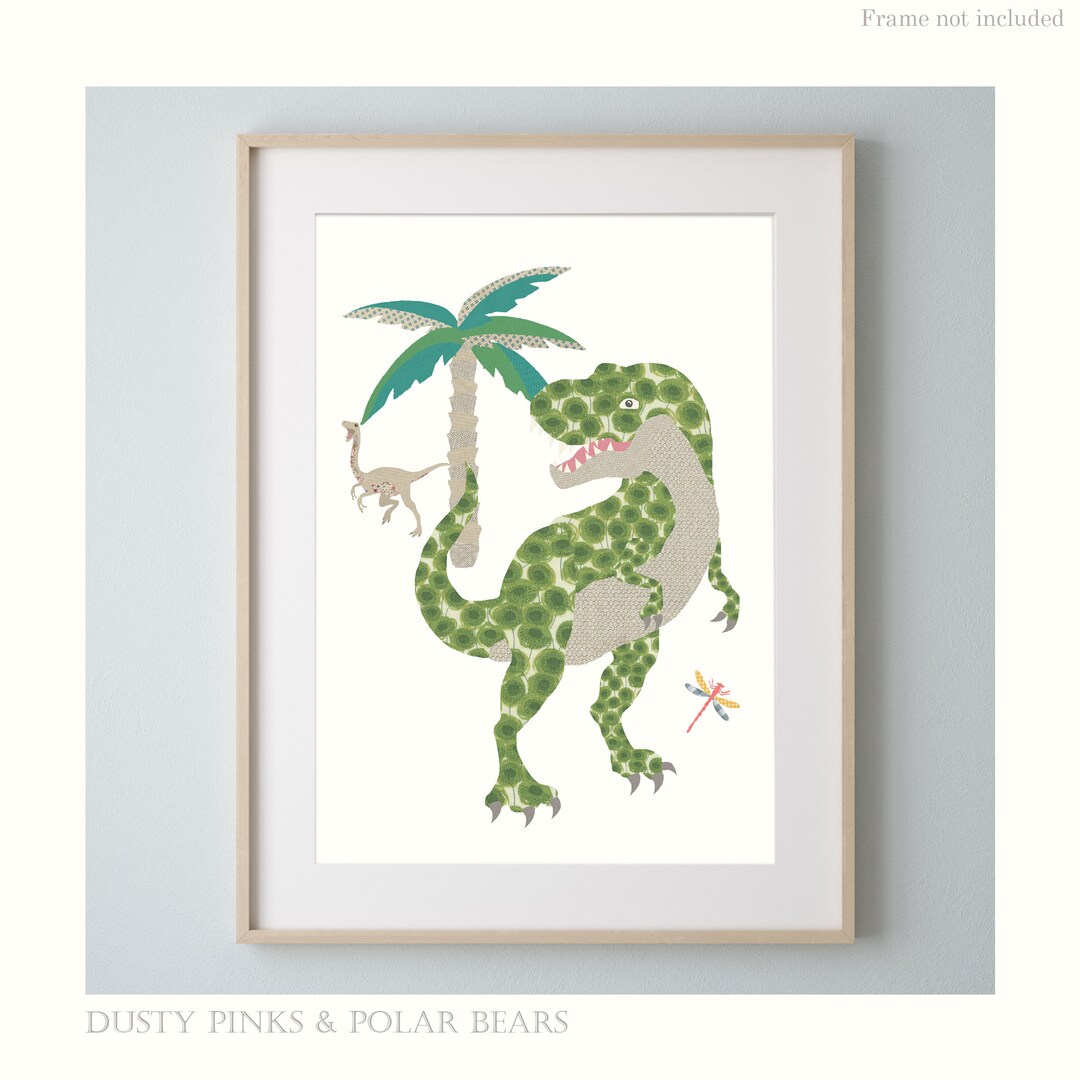 T-rex - Tyrannosaurus - Dinosaur Print - Dinosaurs - Dinosaur Decor ...