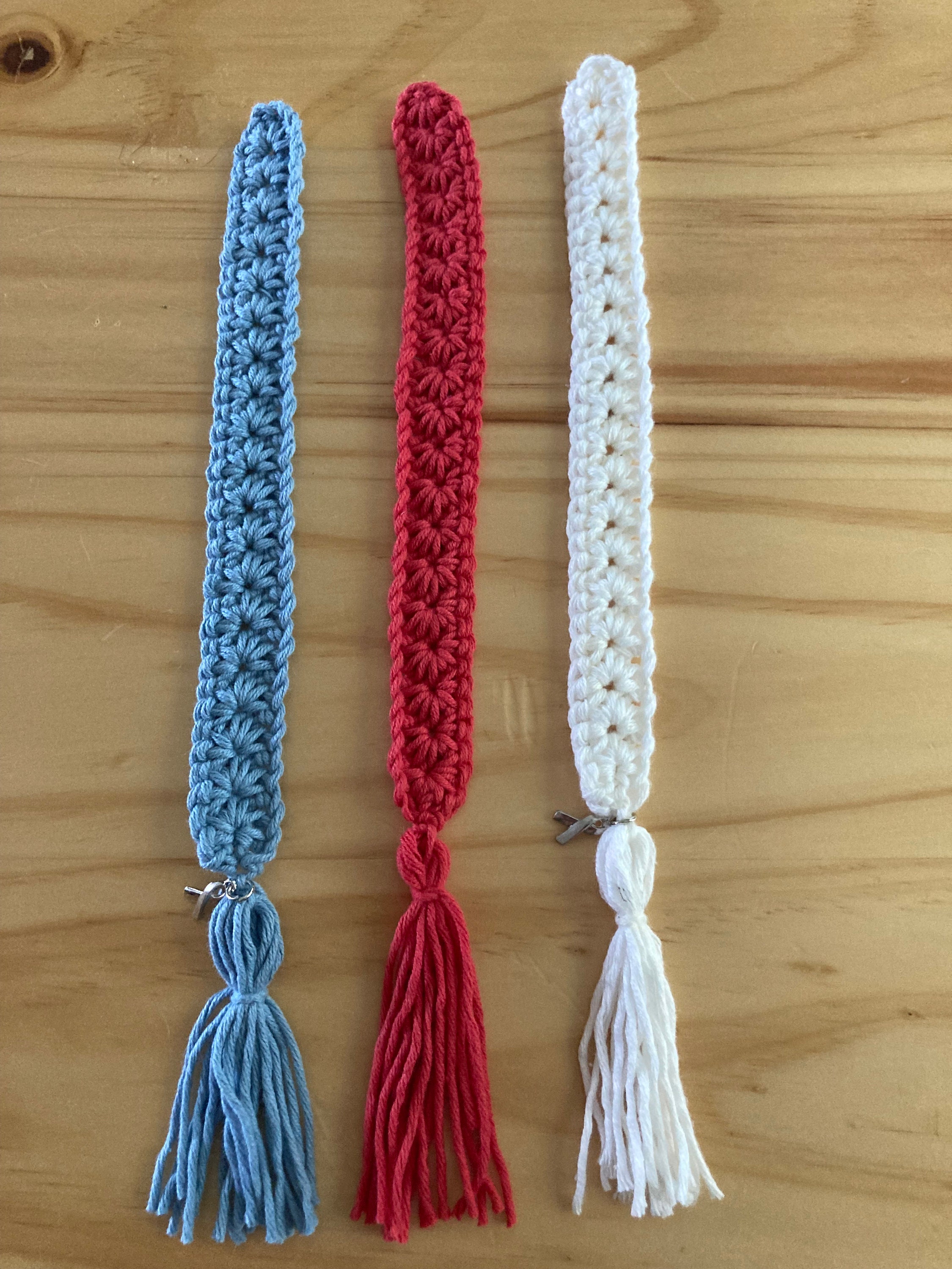 Star Stitch Crochet Bookmarks - Etsy