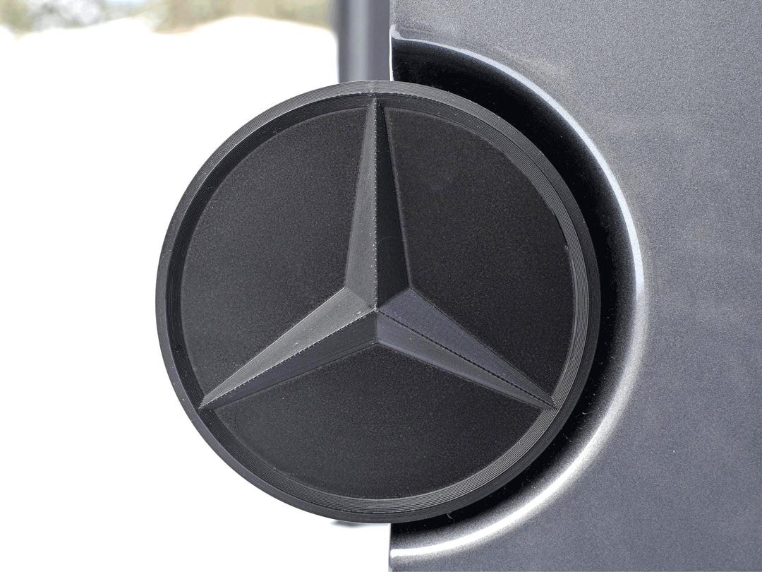 Mercedes Sprinter Van Rear Door Flat Black Star Emblem 2007+ - Etsy