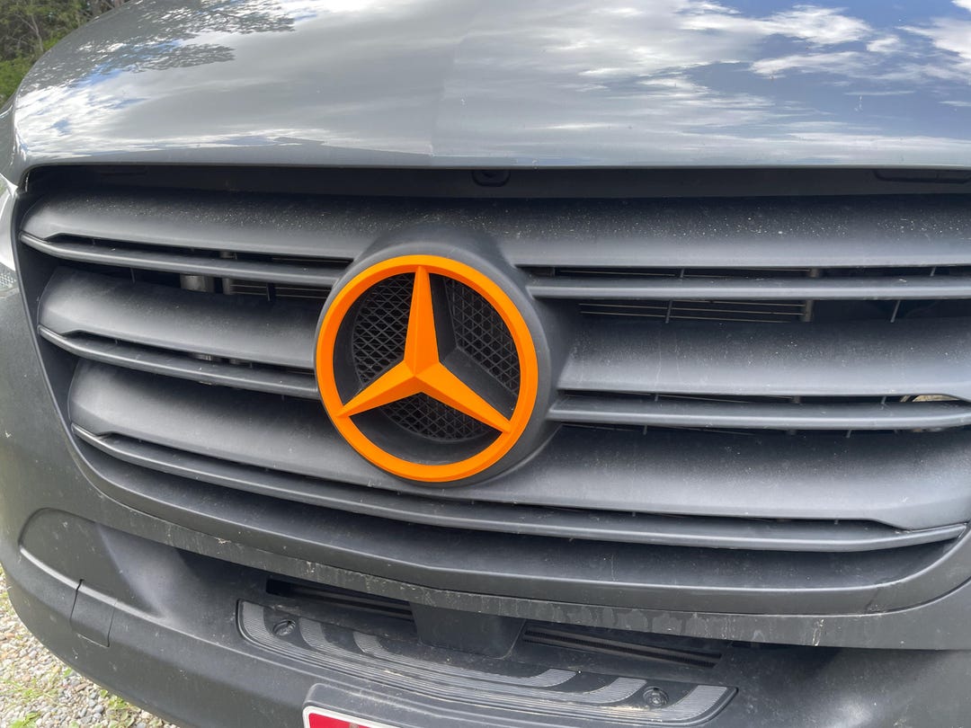 Mercedes Sprinter Front Star Emblem Upgrade | Custom Hood Ornament for ...