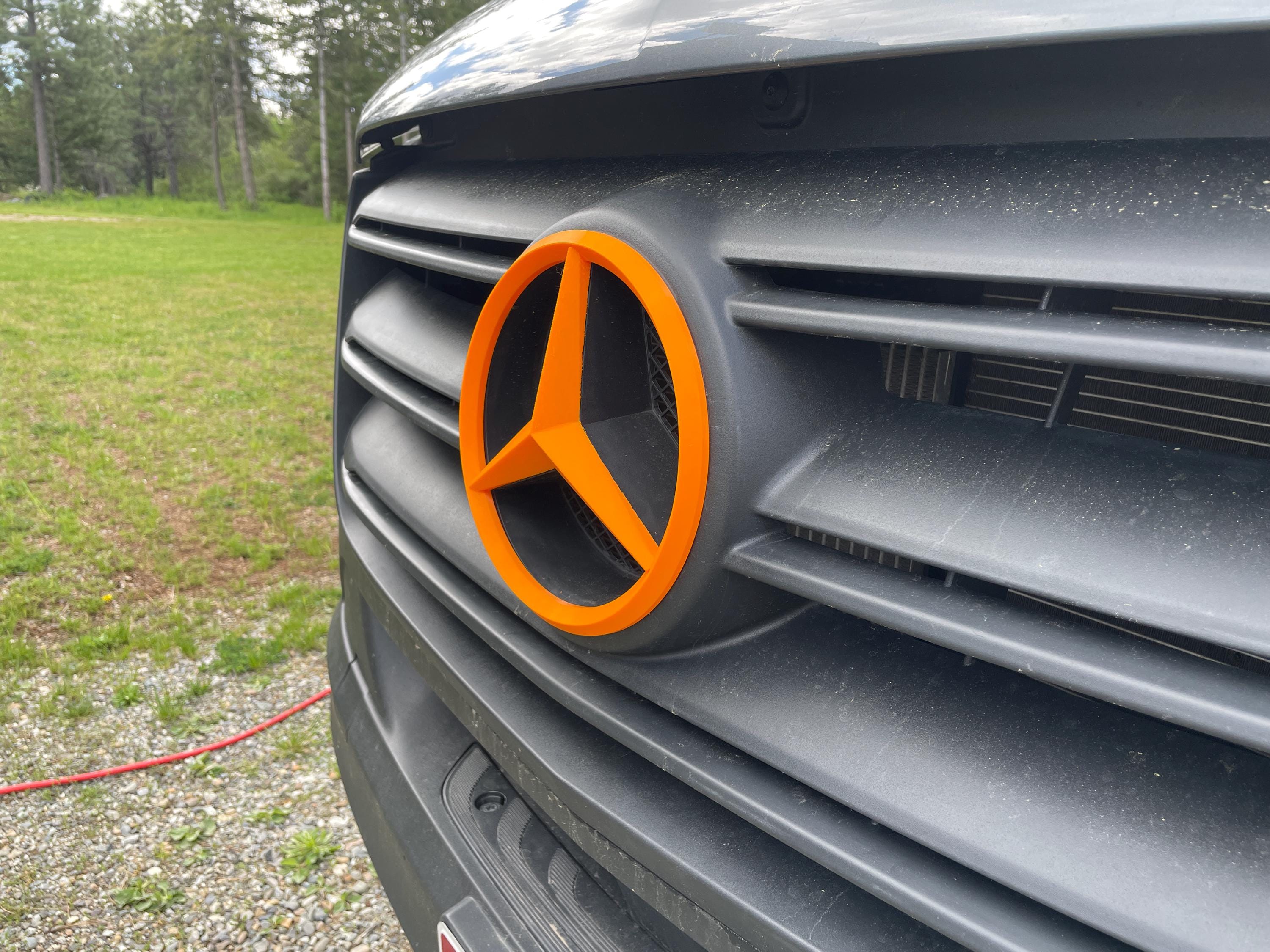 Mercedes Sprinter Front Star Emblem Upgrade | Custom Hood Ornament for ...