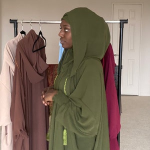 Ultra Modern One Piece DOUBLE HOODED Prayer Dress Perfect for Umra Home ...