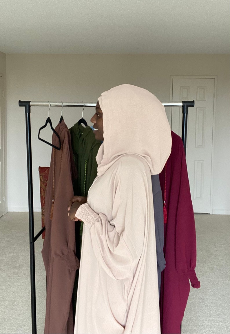 Ultra Modern One Piece DOUBLE HOODED Prayer Dress Perfect for Umra Home ...