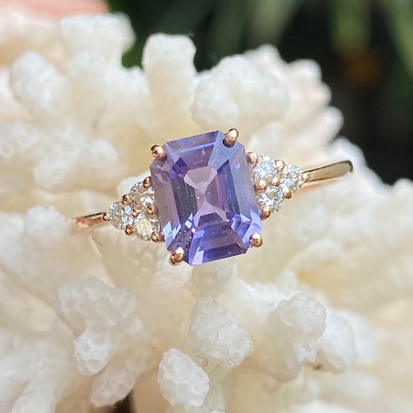 Purple Engagement Rings - Etsy