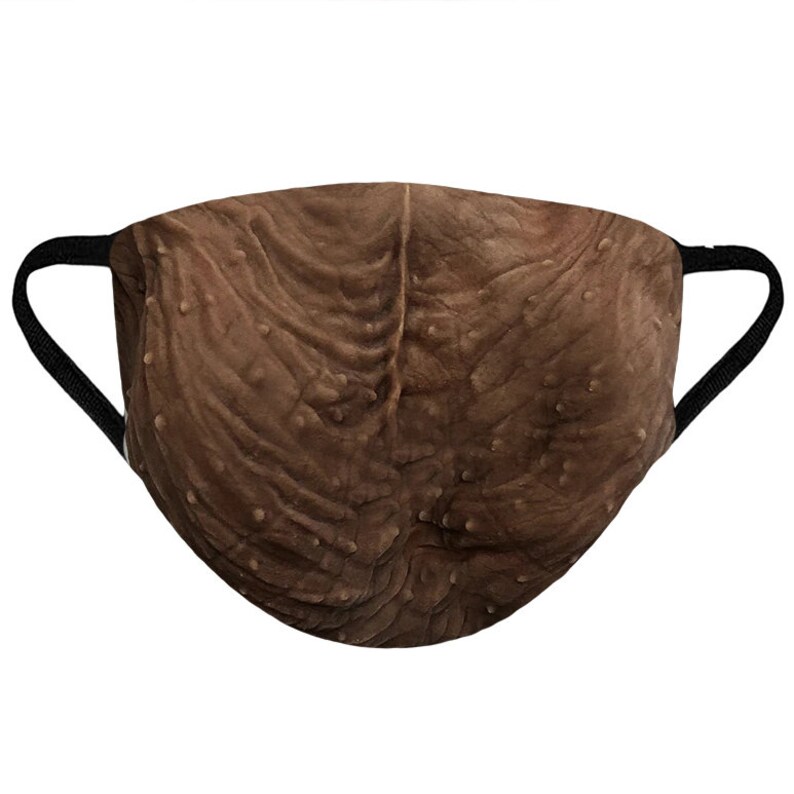 Funny Face Mask/ball Sack Face Mask/april Fool's Day - Etsy Canada