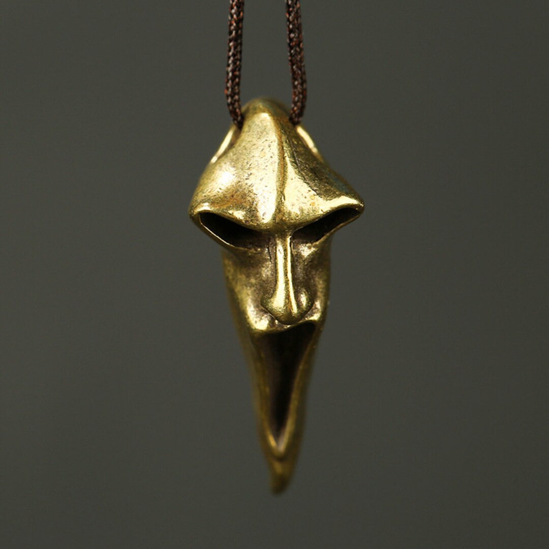 Brass Devil Pendant Vintage Devil Necklace Unisex Devil - Etsy