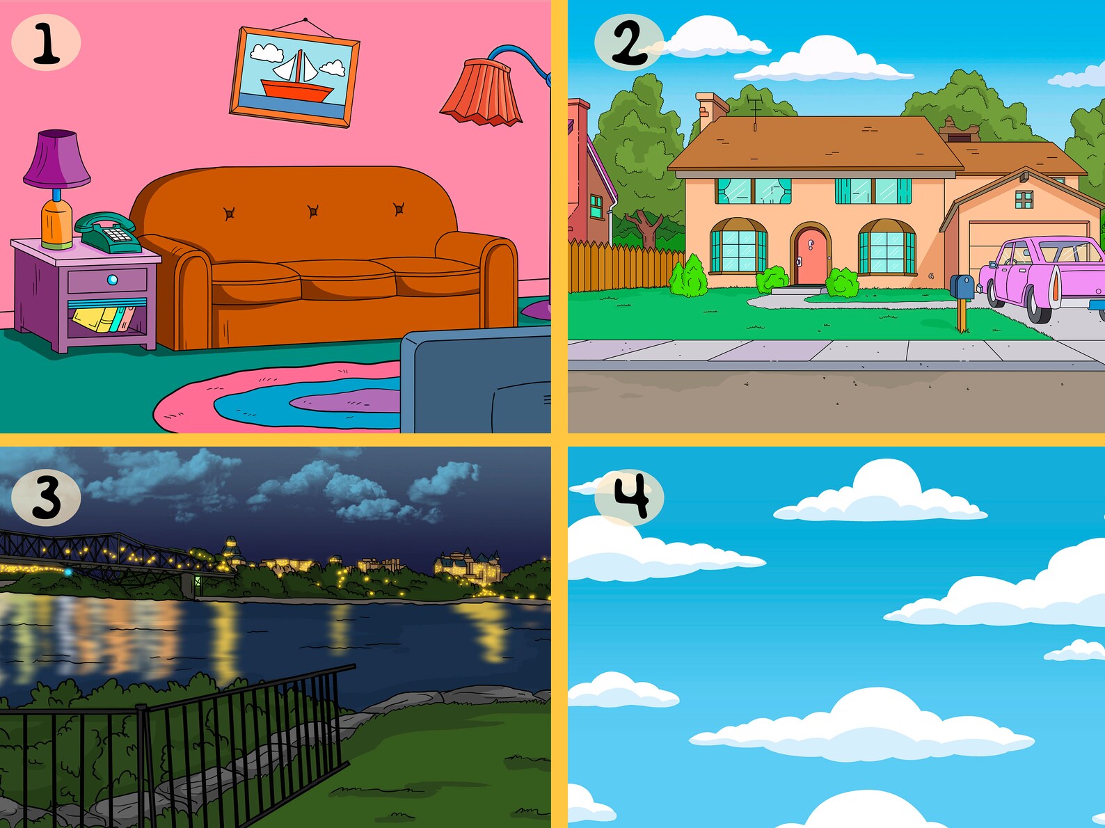 Simpsons Portrait Custom Family Portrait Custom Couple | Etsy