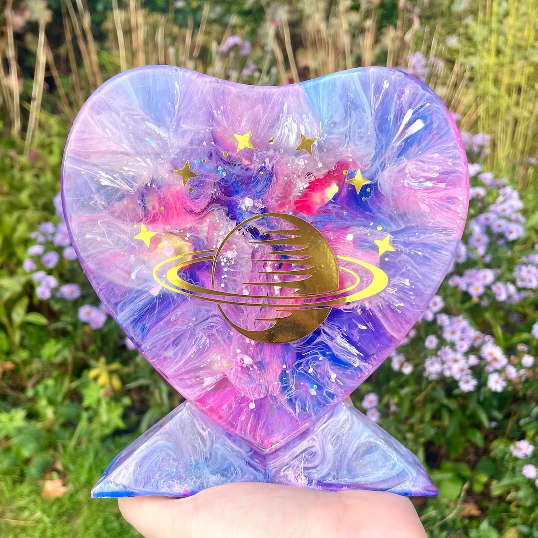 Space Ornament, Frame Stand, Galaxy Home Decor, Housewarming Gift ...
