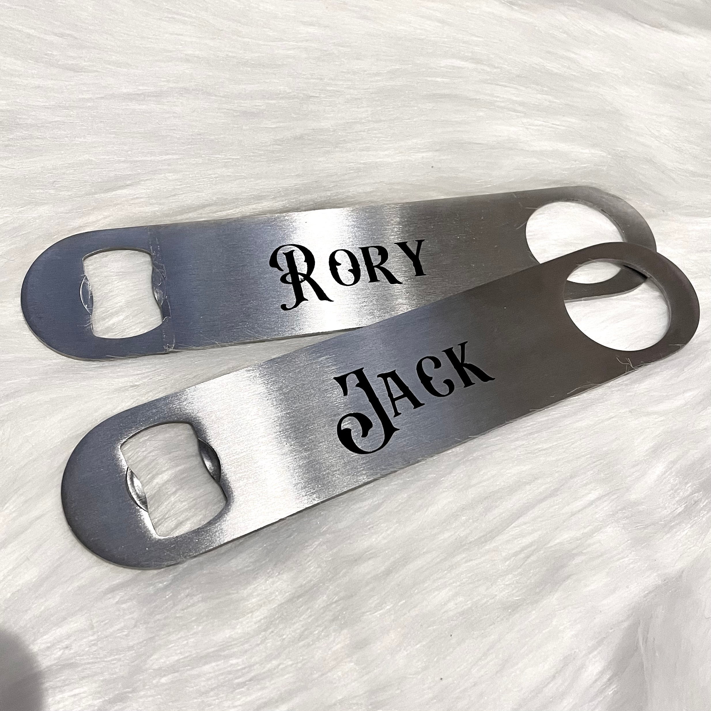 Personalised Bar Blade, Custom Name Bottle Opener, Bar Accessories ...