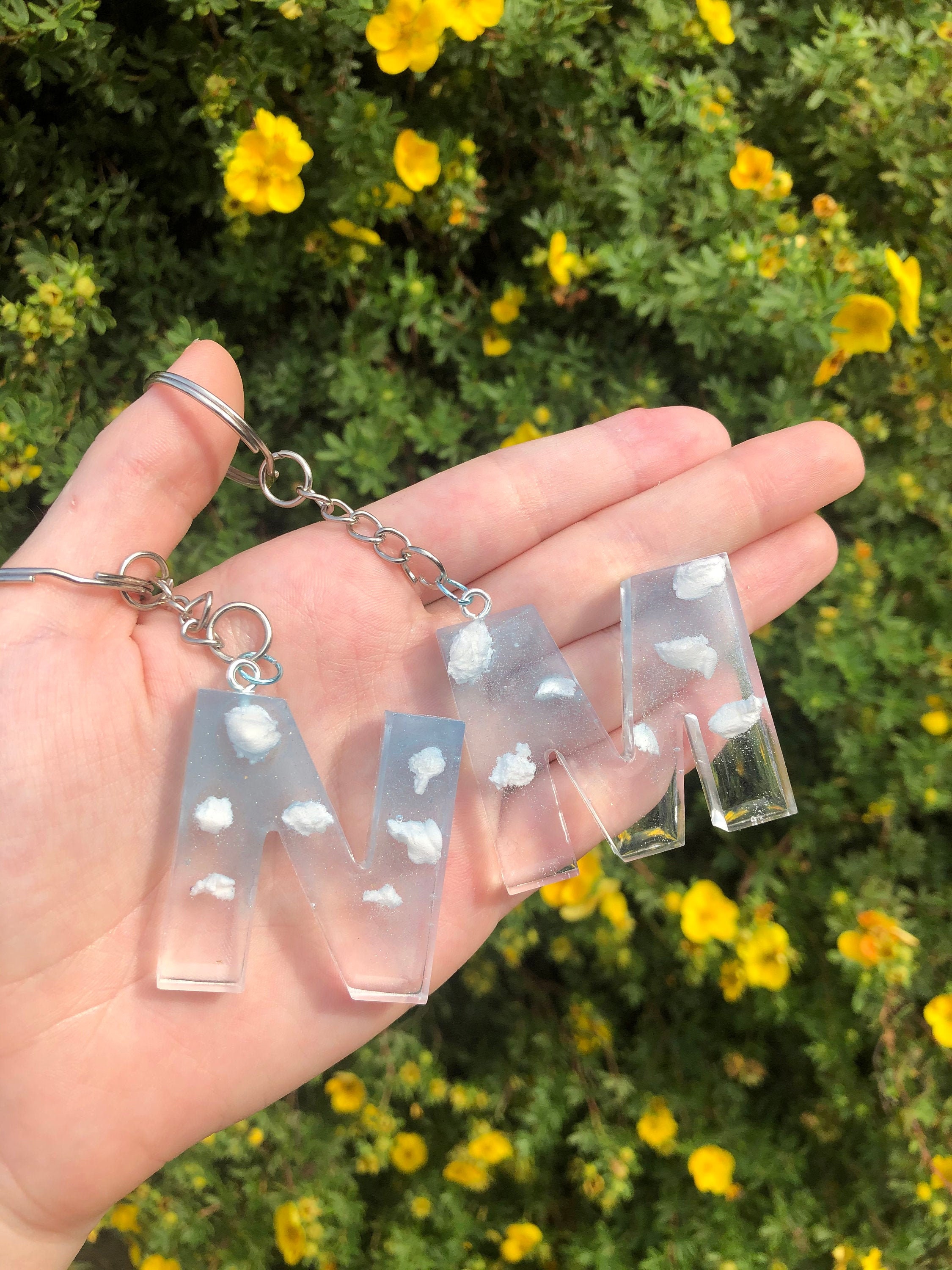 Resin sky keychain - Etsy.de