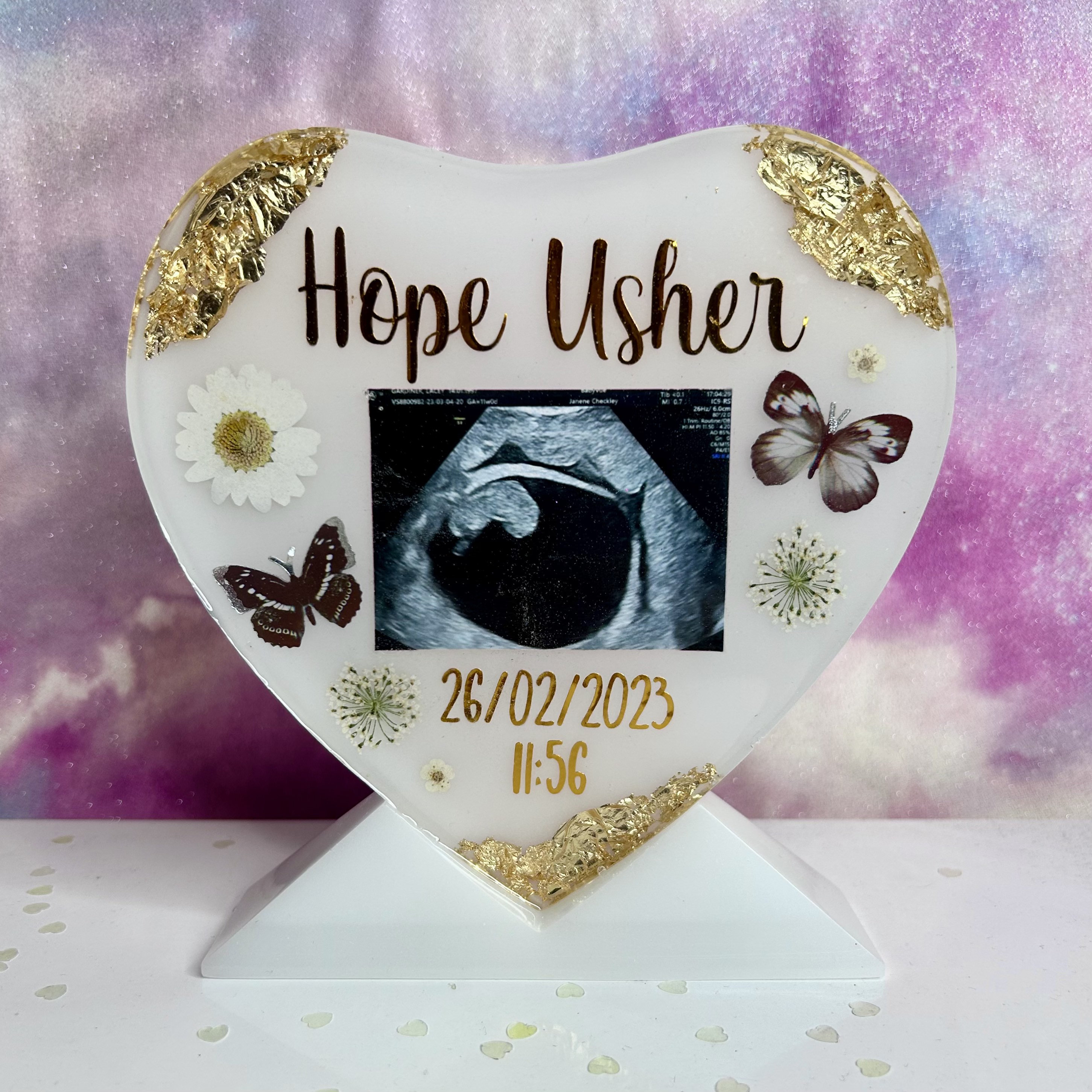 Resin Baby Keepsake Baby Detail Frame Umbilical Ornament - Etsy UK