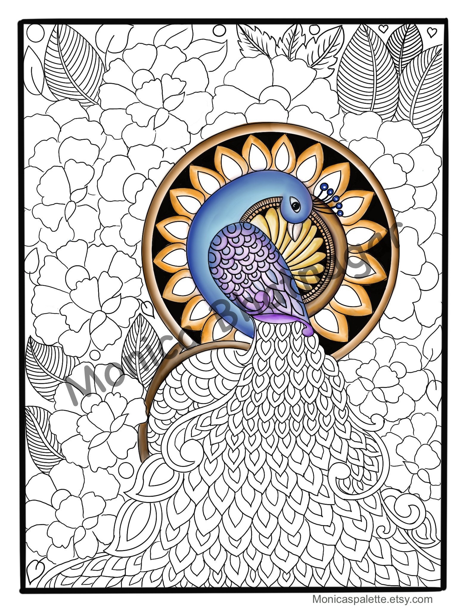 USD 1.49 Only, Coloring Page, Low Cost Printable Coloring Page, Adult ...
