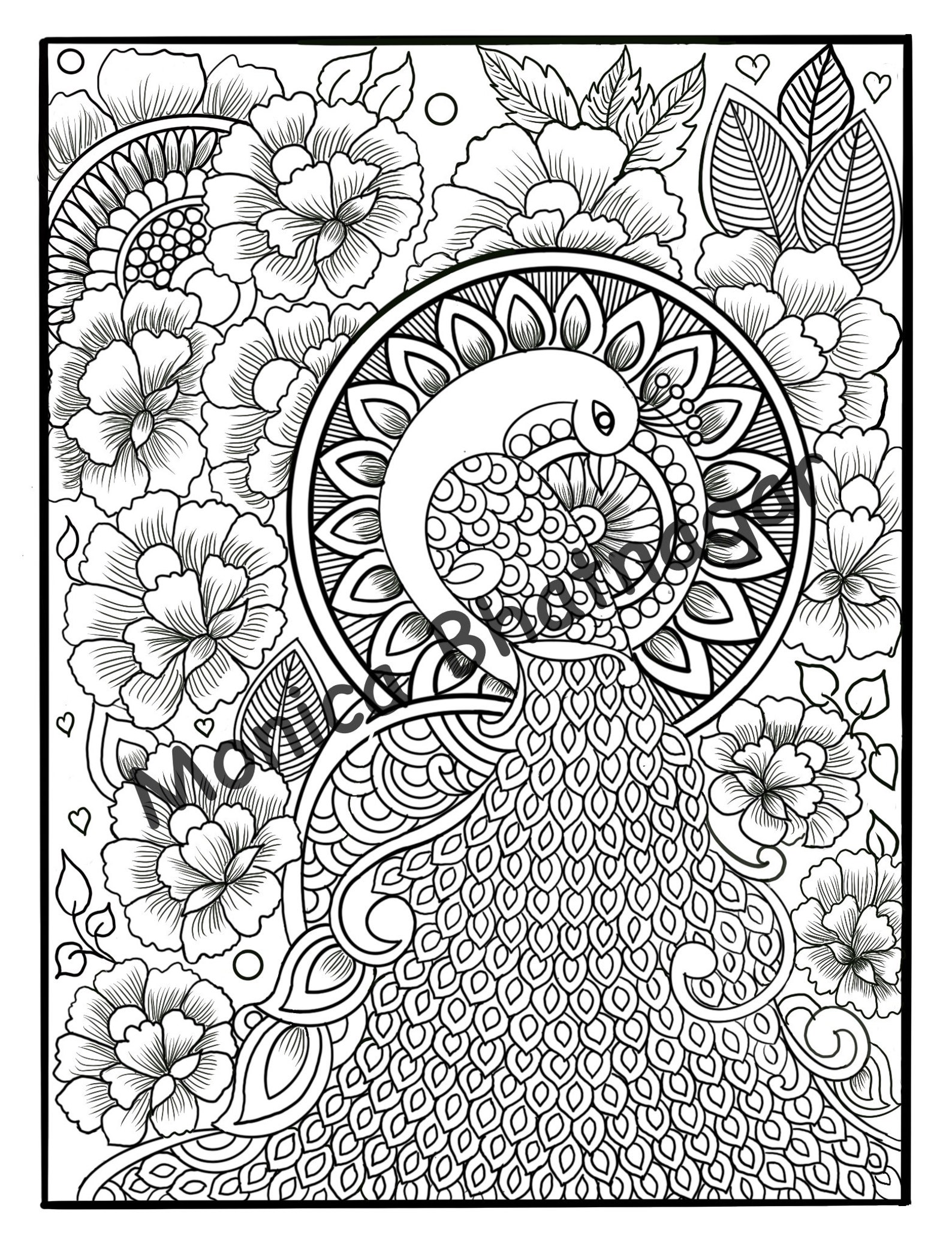 USD 1.49 Only, Coloring Page, Low Cost Printable Coloring Page, Adult ...
