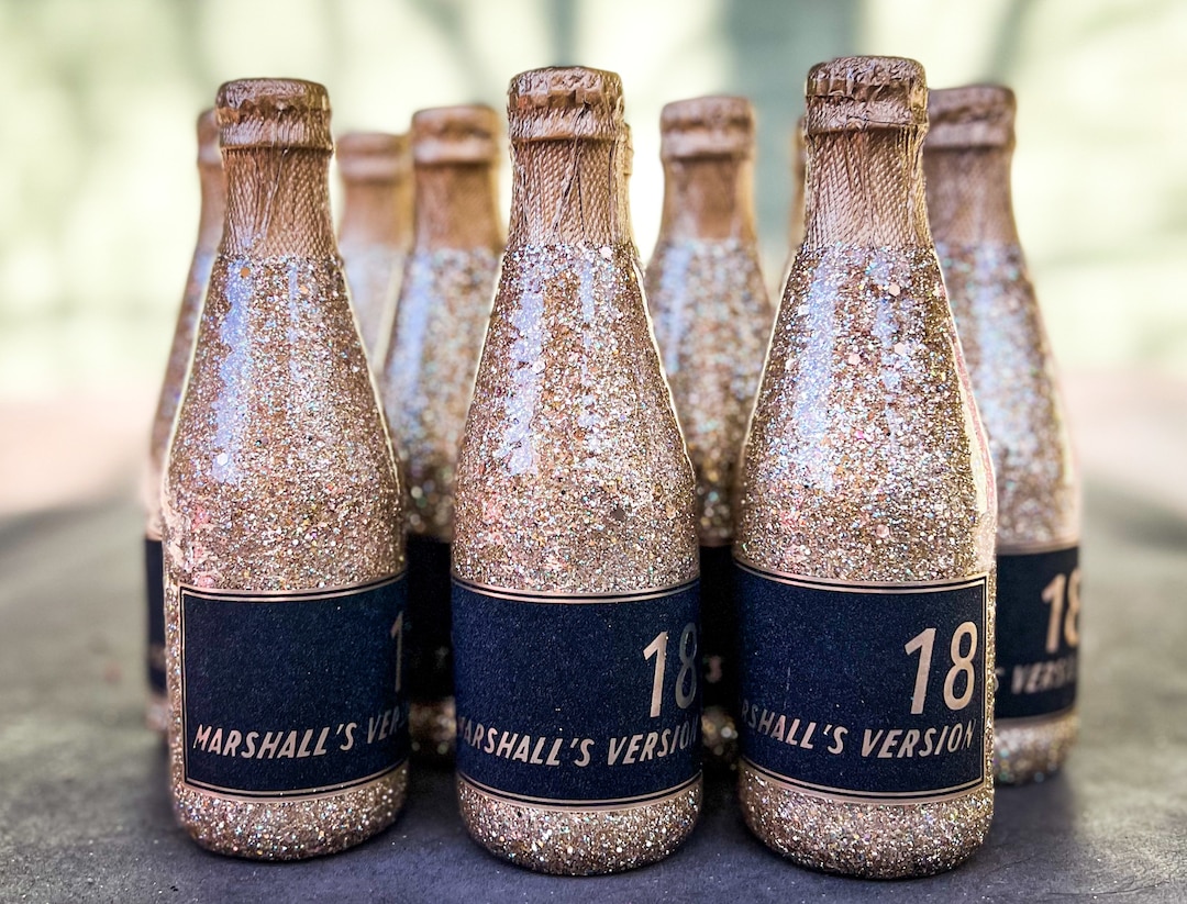 Custom Mini Sparkling Cider Bottle - the Original Shedless Glitter ...