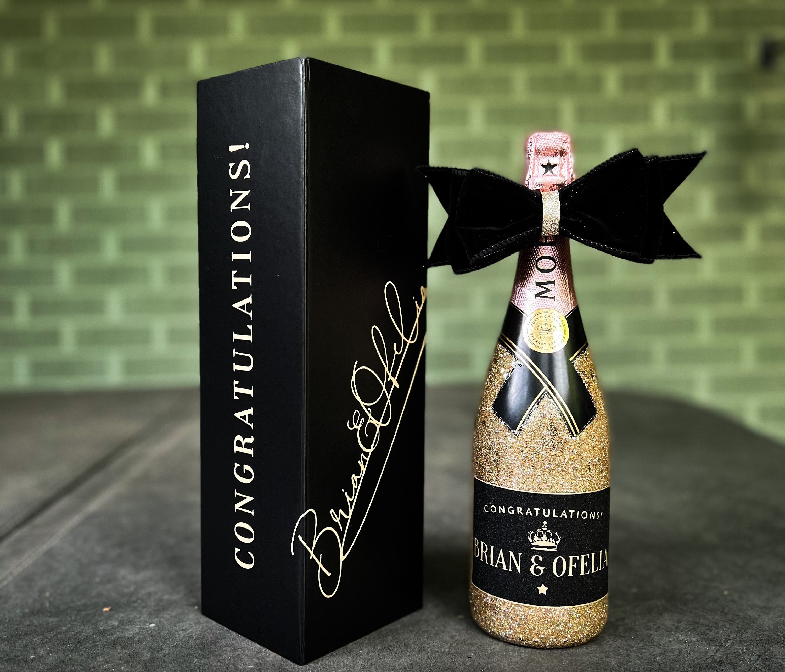 Personalized Champagne Gift Box BOX ONLY Custom Veuve Box - Etsy
