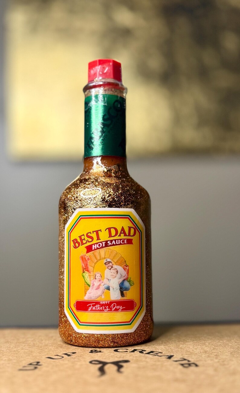 Custom Hot Sauce Bottle - the Original Shedless Glitter Bottles by up ...