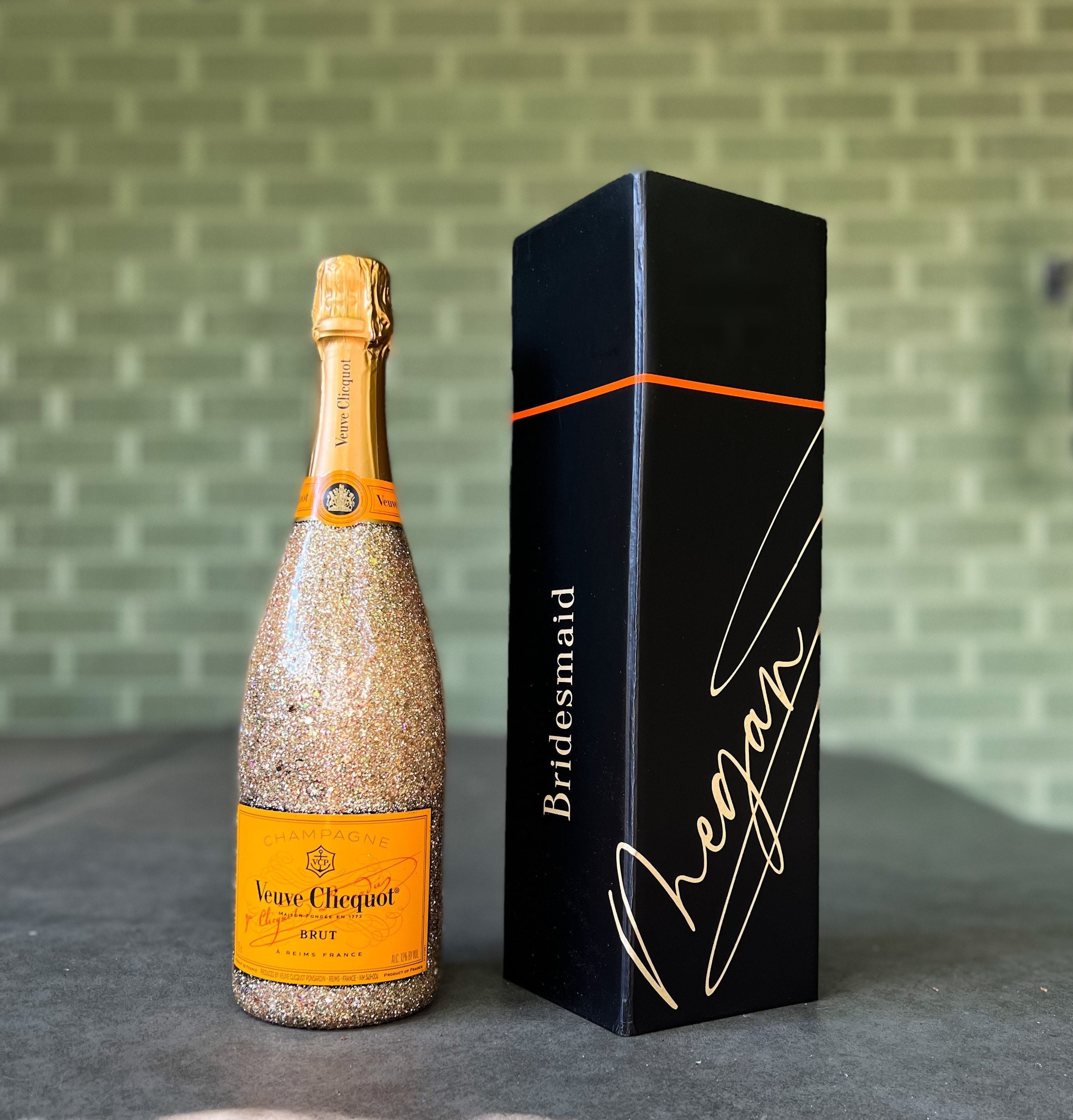Personalized Champagne Gift Box BOX ONLY Custom Veuve Box - Etsy