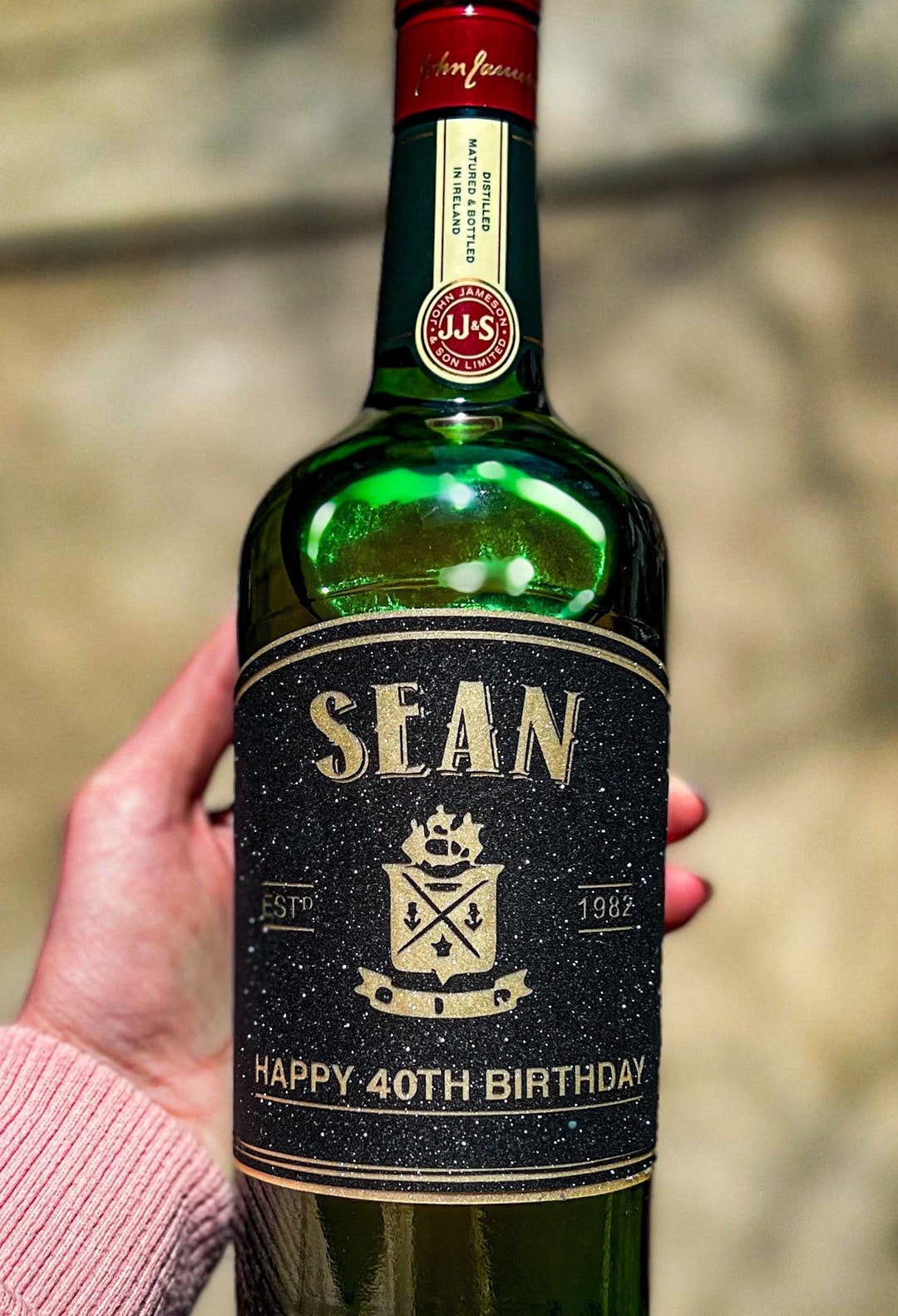 Custom Jameson Bottle LABEL ONLY - Groomsman Gift - Etsy