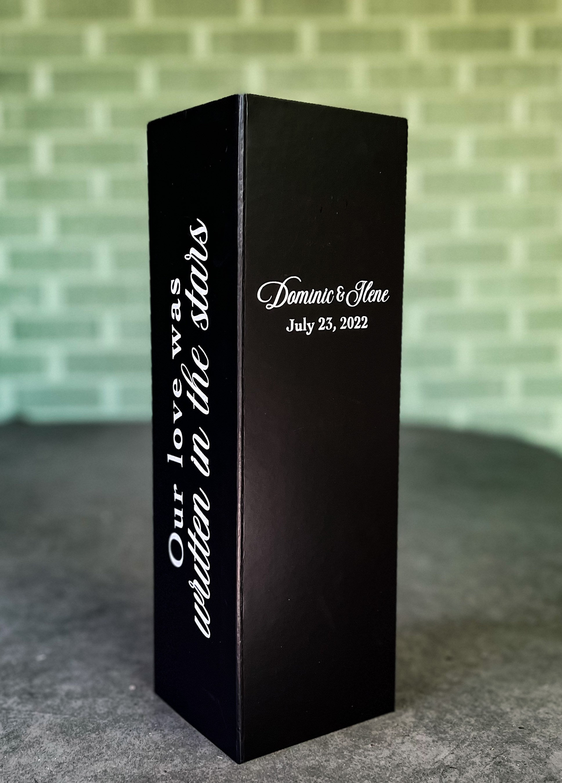 Personalized Champagne Gift Box BOX ONLY Custom Veuve Box - Etsy