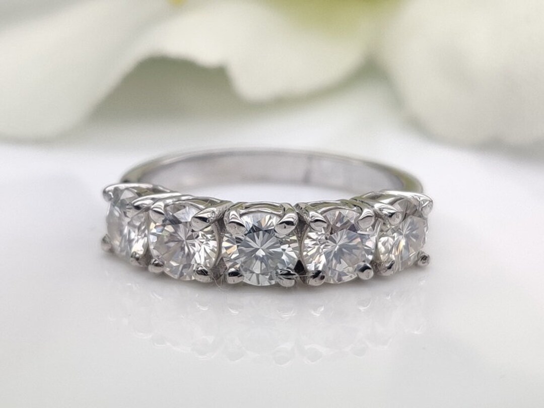 2.50 CT F/VS Round Lab Grown Diamond Ring | Prong Set Ring | Engagement ...