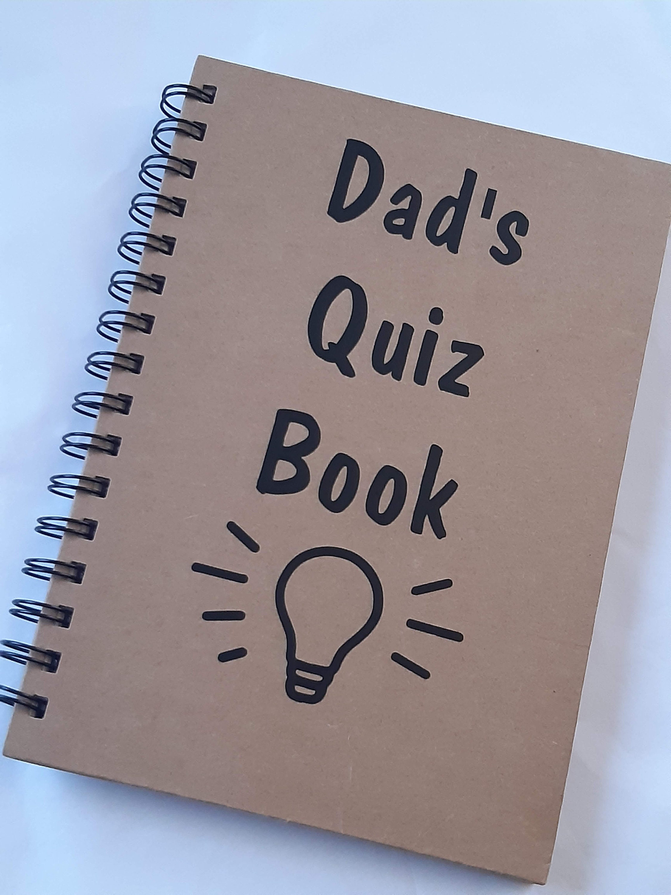 Personalised Quiz notebook perfect for all the winter zoom | Etsy