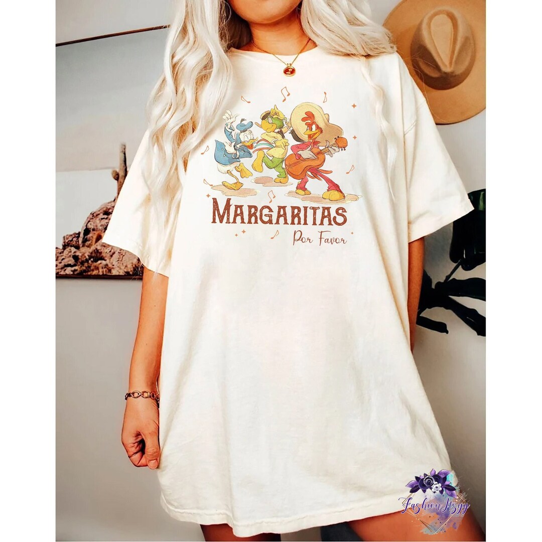 Camisa Vintage Disney Margarita Comfort Colors, Sudadera Margaritas Por ...