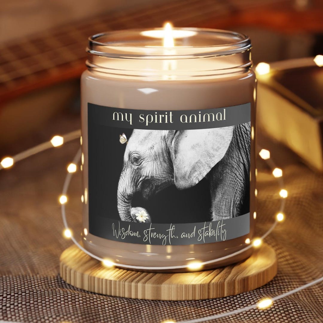 Elephant Lovers Symbol of Good Luck Spirit Animal Boho Hippie Home ...